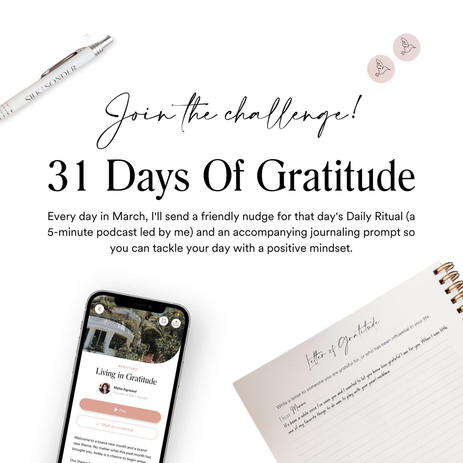 31 Days Of Gratitude Challenge – Silk + Sonder