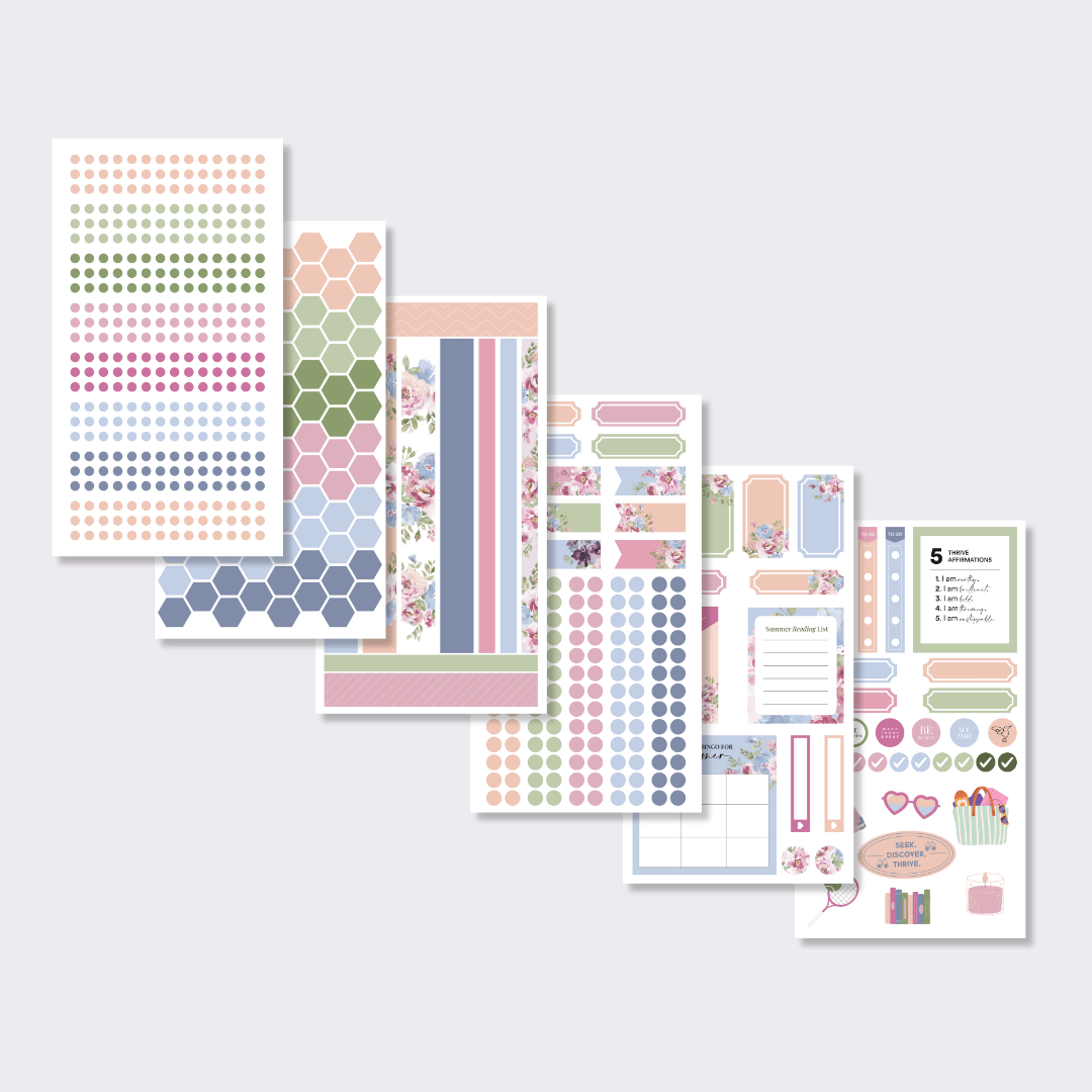 Monthly Sticker Pack – Silk + Sonder
