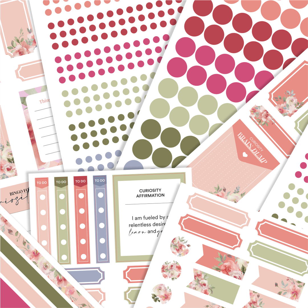 Monthly Sticker Pack – Silk + Sonder