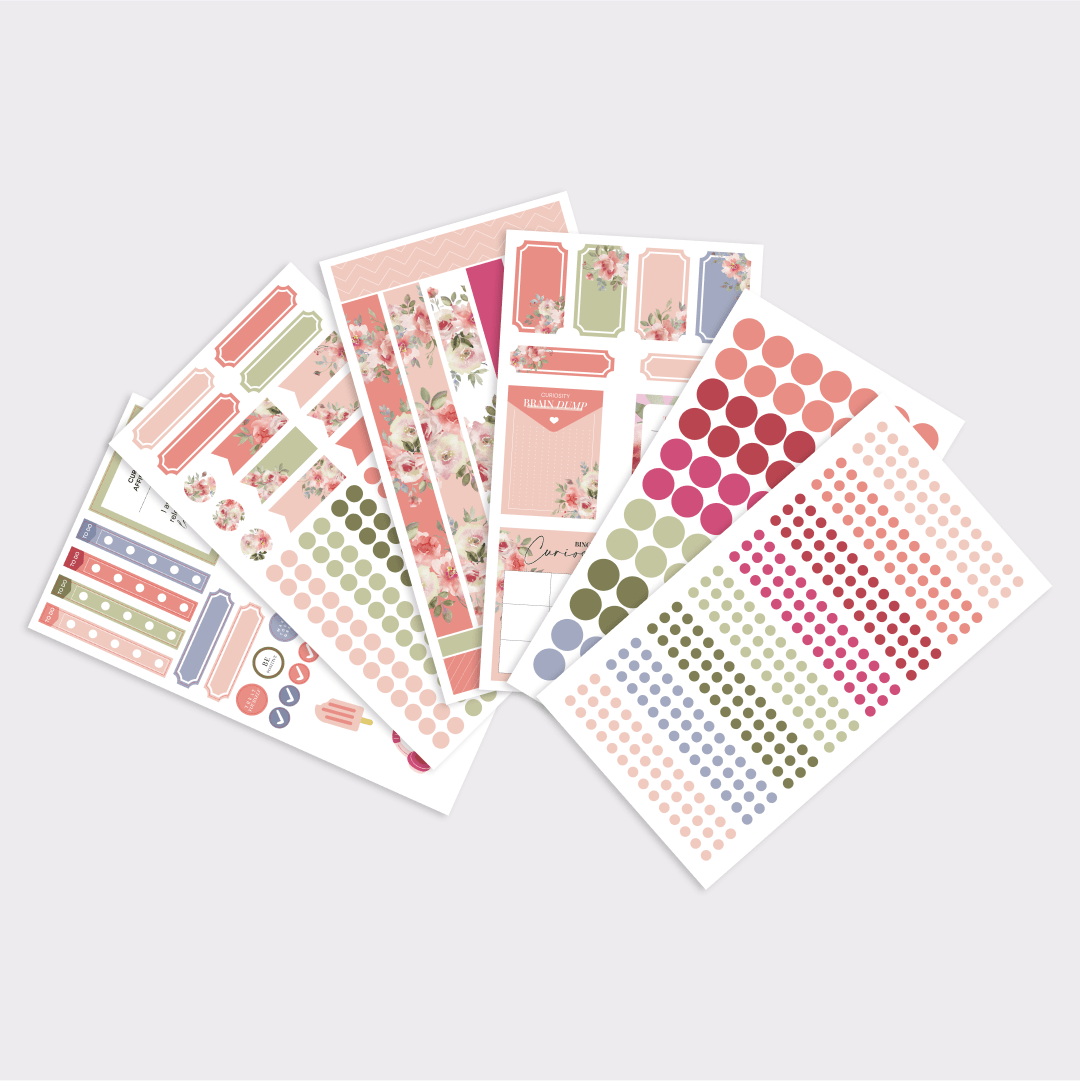 Monthly Sticker Pack – Silk + Sonder
